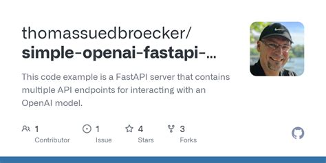 GitHub Thomassuedbroecker Simple Openai Fastapi Server This Code Example Is A FastAPI Server