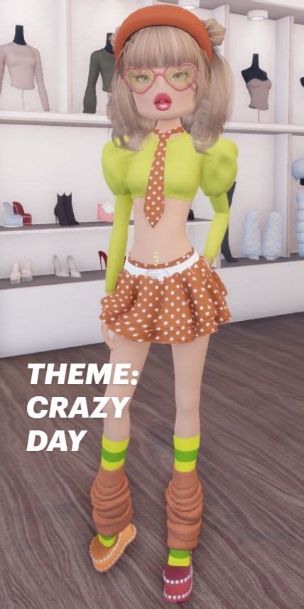 Dress To Impress ┊ Outfit ┊ Roblox ┊ Crazy Day в 2024 г Идеи наряда