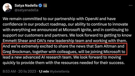 Openai Microsoft Chatgpt Drama Piotr Skalski 55 Comments