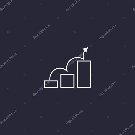 Curved Arrow On Graph Icon Stock Vector By LovArt 82581804