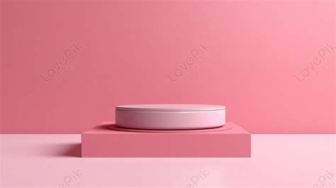 세련된 핑크색 연단을 갖춘 3d 쇼케이스 브랜딩 및 패키징 핑크색 배경 분홍색 배경 연단 배경 이미지 Hd 핑크색 분홍색 연단 배경 사진 무료 다운로드 Lovepik