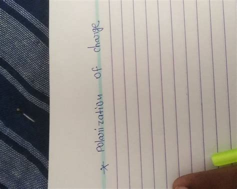 Polarization Of Charge Filo