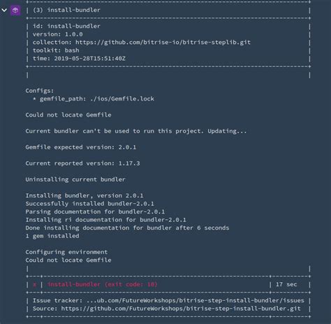 Step Invokes Bundle Install From The PWD Issue FutureWorkshops Bitrise Step Install