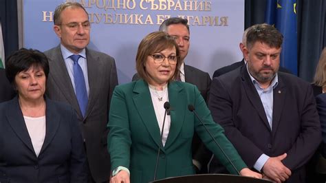 Нинова Няма да участваме в служебния кабинет Nova