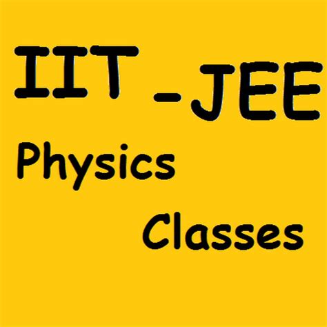 Iit Jee Physics Classes Youtube