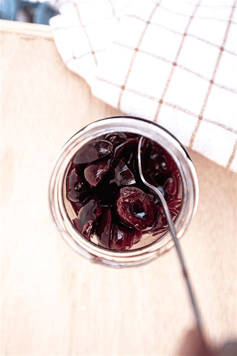 Cherry Syrup Recipe Love And Harvest