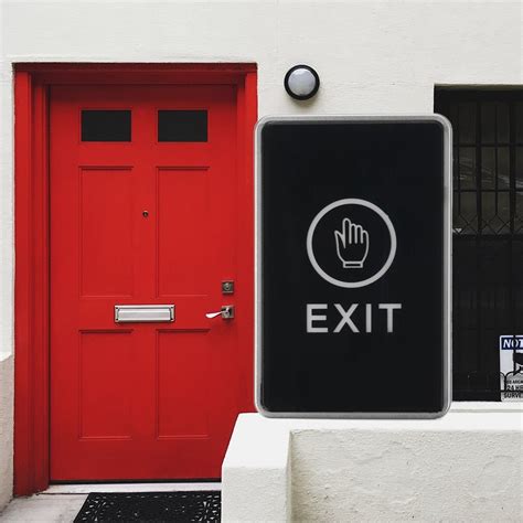 Push Touch Sensor Exit Button Security Access Cont Grandado