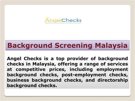 Background Screening Malaysia By Angel Checks Issuu Background Screening Malaysia By Angel Checks Issuu