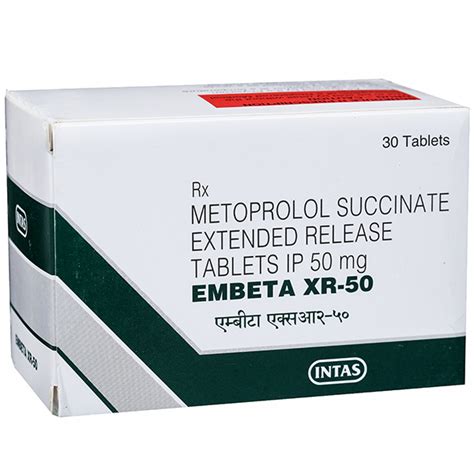 Buy Embeta Xr 50 Mg Tablet 30 Tab In Wholesale Price Online B2b