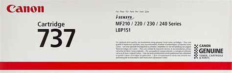 Buy Canon 737 Black Toner Cartridge Rapidtech