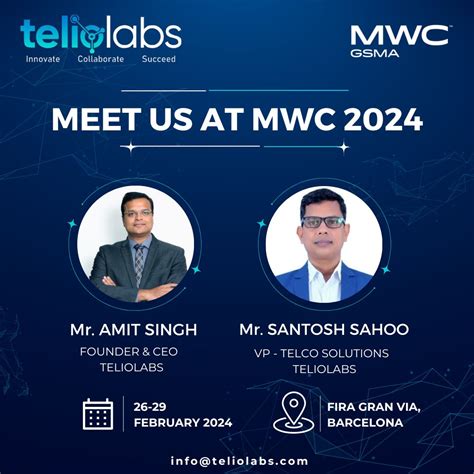 Teliolabs Communications Inc On Linkedin Mwc24 Mwc2024 Barcelona Teliolabs Mwc2024