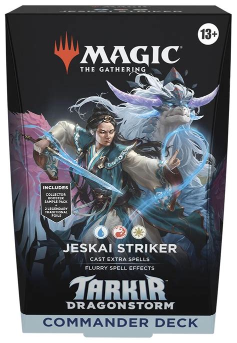 Mtg Tarkir Dragonstorm Commander Deck Jeskai Striker