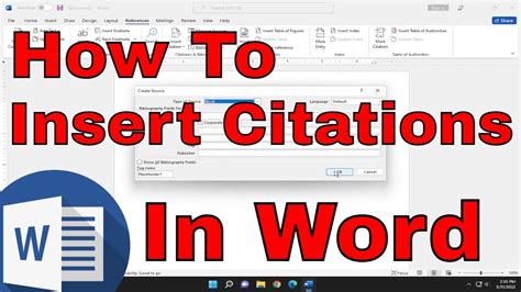 How To Add Citation In Word A Step By Step Guide Free Cite Generator