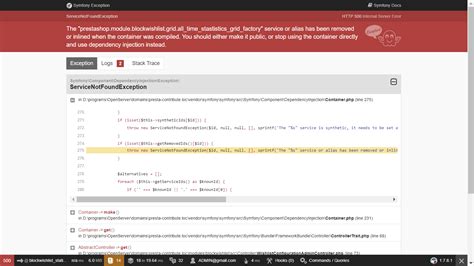 Blockwishlist V201 Error In Statistics Page · Issue 26355
