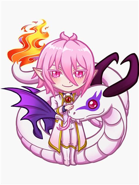 Chibi Asmodeus Sticker By Evernightarcana Redbubble