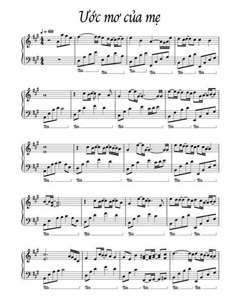 C M C A M Piano Sheet H A Kim Tuy N