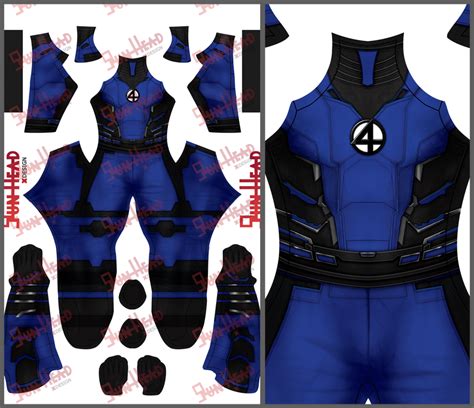 Gun Head Design Super Hero Dye Sub Pattern Files For Cosplay