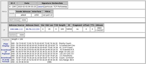 snort alerts portscan tcp portsweep aldeid