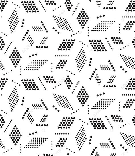 Seamless Geometric Pattern With Vector Modern Circle Texture Repeating Vector Backdrop