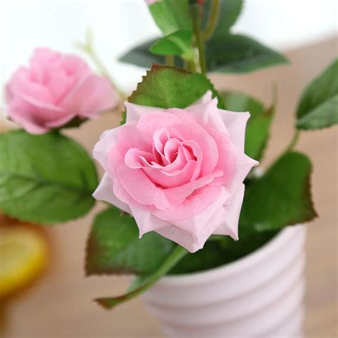 Пластиковые искусственные цветы с розами искусственный бонсаи цветы поддельные цветы вечерние