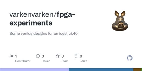 GitHub Varkenvarken Fpga Experiments Some Verilog Designs For An Icestick