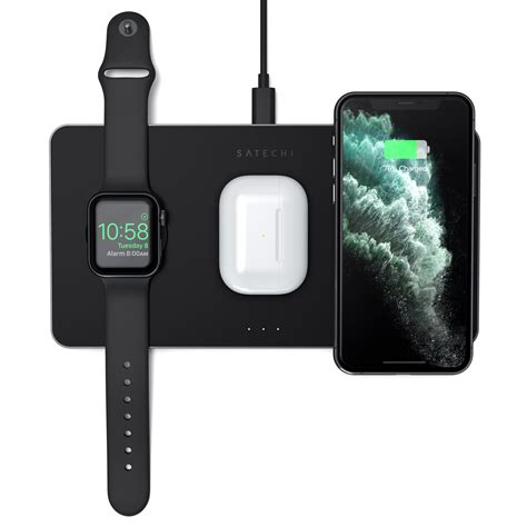 Trio Wireless Charging Pad Charging Stations Satechi