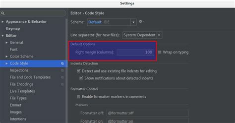 IT Change Pycharm Max Line Length