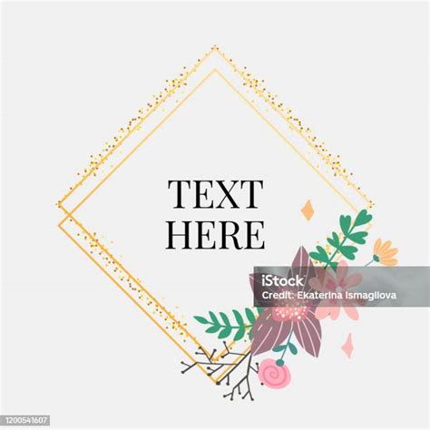 플로럴 프레임 컬렉션 귀여운 복고풍 꽃 세트는 결혼식 초대장과 생일 카드에 딱 맞는 화환의 모양을 배치 0명에 대한 스톡 벡터 아트 및 기타 이미지 Istock