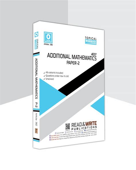 734 Mathematics Igcse Paper 4 Topical Workbook Academics