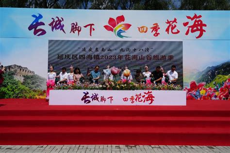 北京市延庆区四海镇花海山谷旅游季启幕 新华网客户端
