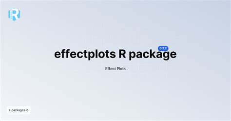 Effectplots R Package Documentation R Packages