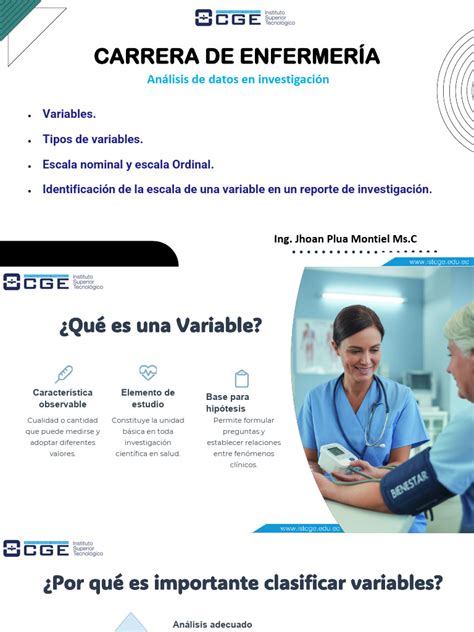 Variables Y Escala Pdf Nivel De Medida Estadísticas