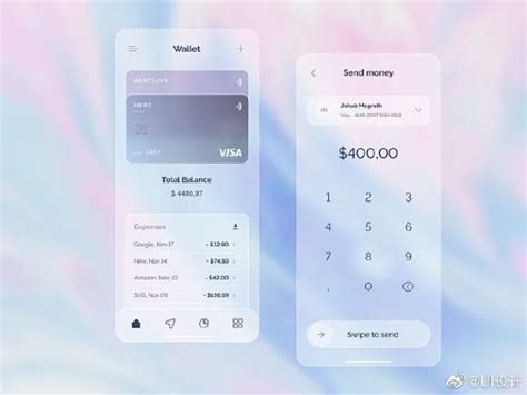 毛玻璃 Ui设计 微妙的高级感毛玻璃拟物界面设计 花瓣网