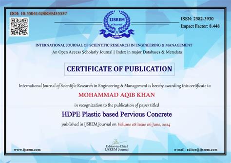 Mohammad Aqib Khan On Linkedin Feeling Honoured To Share That I Have Published My First Work