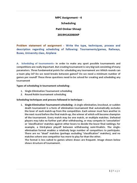 Mpc Assignment 4 Scheduling Patil Omkar Shivaji 2019h1420604p Pdf Mpc Assignment 4 Scheduling Patil Omkar Shivaji 2019h1420604p Pdf