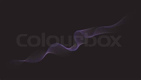 Abstract Isometric 3d Particle Line Graph Colourbox