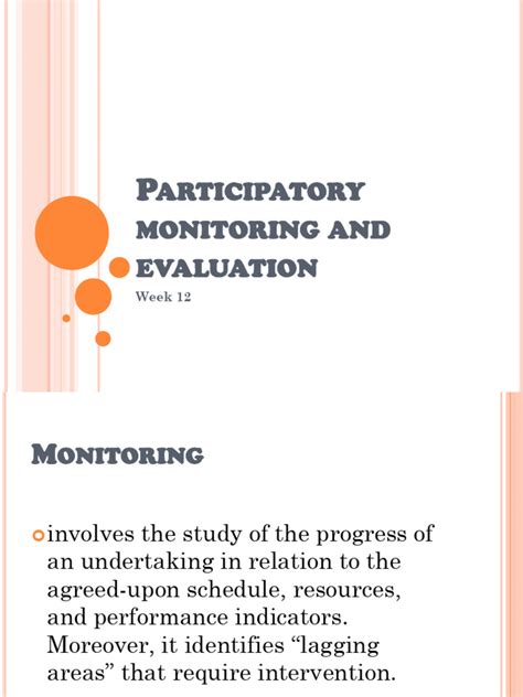 Participatory Monitoring And Evaluation Pdf