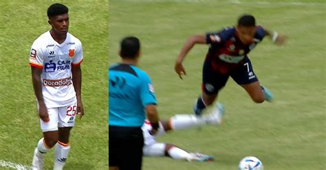 Patadón Y Tonta Expulsión De Oslimg Mora En Atlético Grau Vs Municipal Por Liga 1 Infobae
