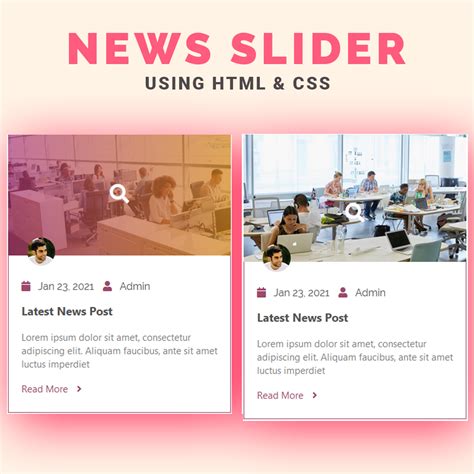 K2classroom How To Create News Slider In Html And Css