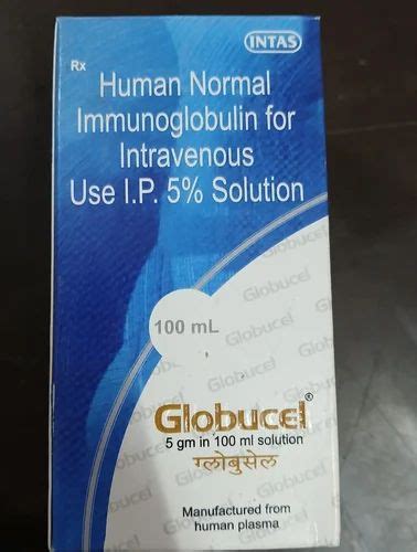 Intas Human Normal Immunoglobulin Strength 5 G At ₹ 7199 Bottle In