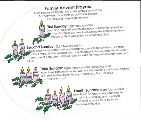 Online Advent Wreath Printable Worksheet