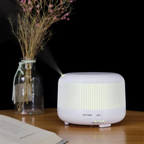 Led Clock Flame Humidifier Flame Aroma Diffuser Multifunction