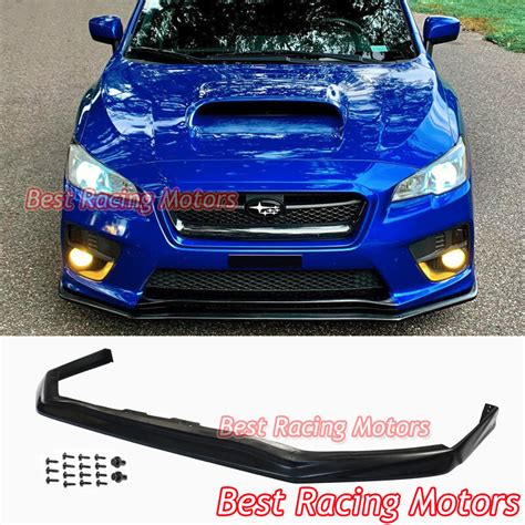For 2015 2017 Subaru Wrx Sti Vr Style Front Bumper Lip Urethane Ebay