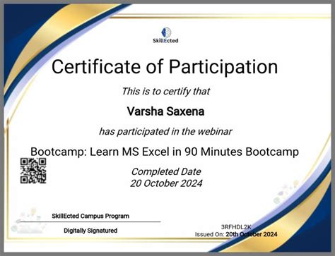Excelskills Dataanalysis Excelbootcamp Continuouslearning Datadriven Varsha Saxena