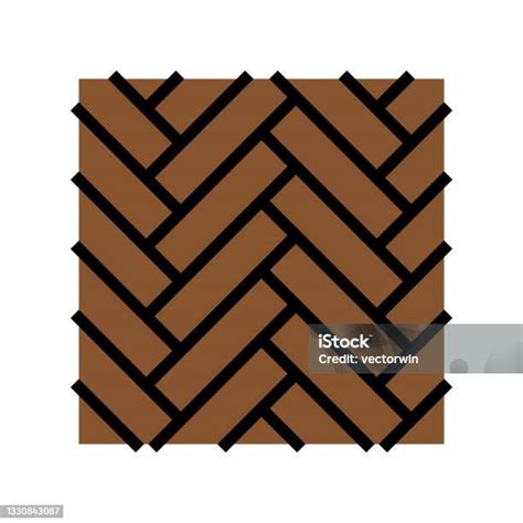 나무 바닥 마루 색 아이콘 벡터 일러스트레이션 가리기에 대한 스톡 벡터 아트 및 기타 이미지 가리기 굽도리 널 기와