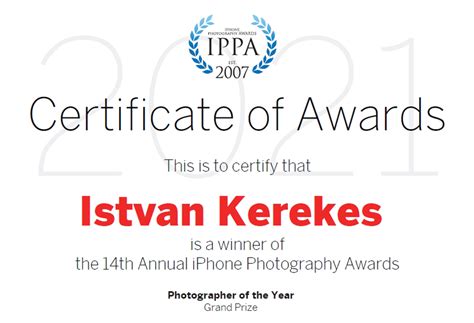 Kerekes István Artist Photographer Ippawards