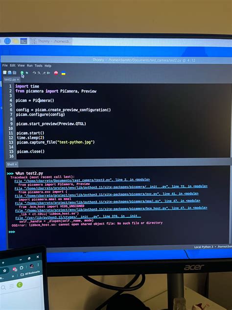 Module Error For Picamera Core Electronics Forum