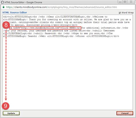 How Do You Add An Html Link In Auto Emails
