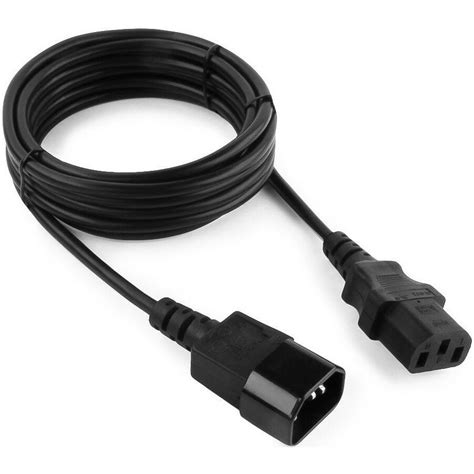 Кабель питания Iec 320 C13 Iec 320 C14 3м Cablexpert Pc 189 Vde 3m купить в интернет