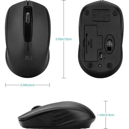 Rii Wireless Mouse With USB Receiver